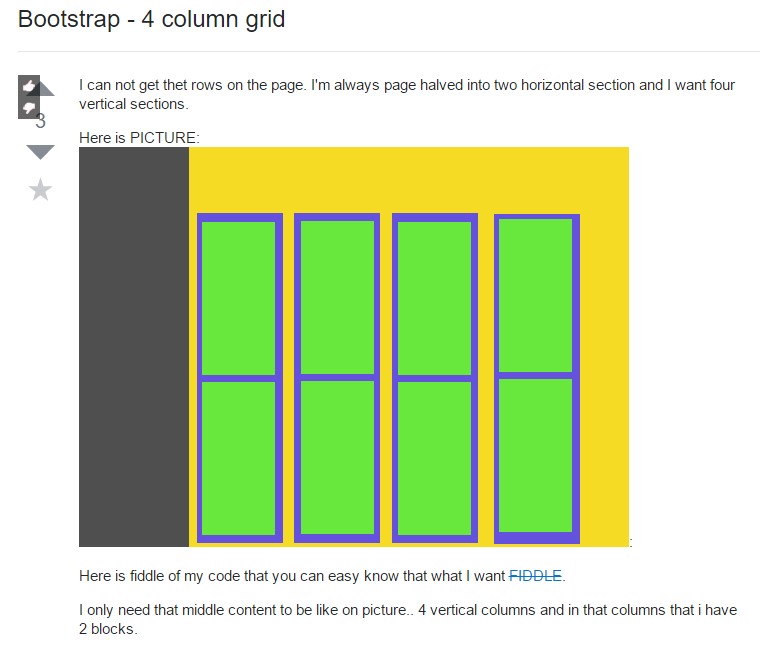 Bootstrap Grid Template