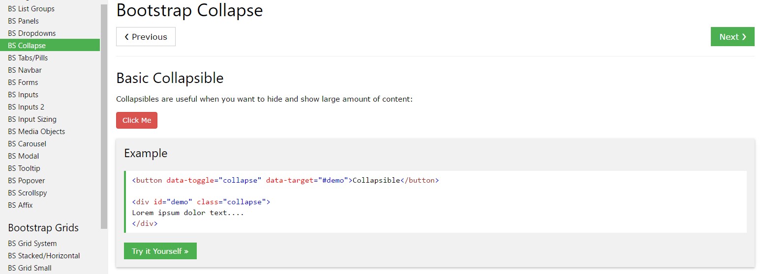Bootstrap 5 Collapse Full Reference and Examples