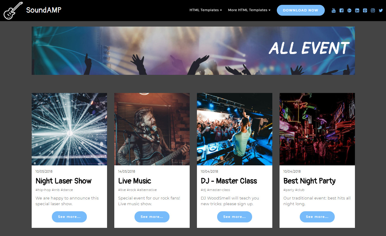 Home Page Template